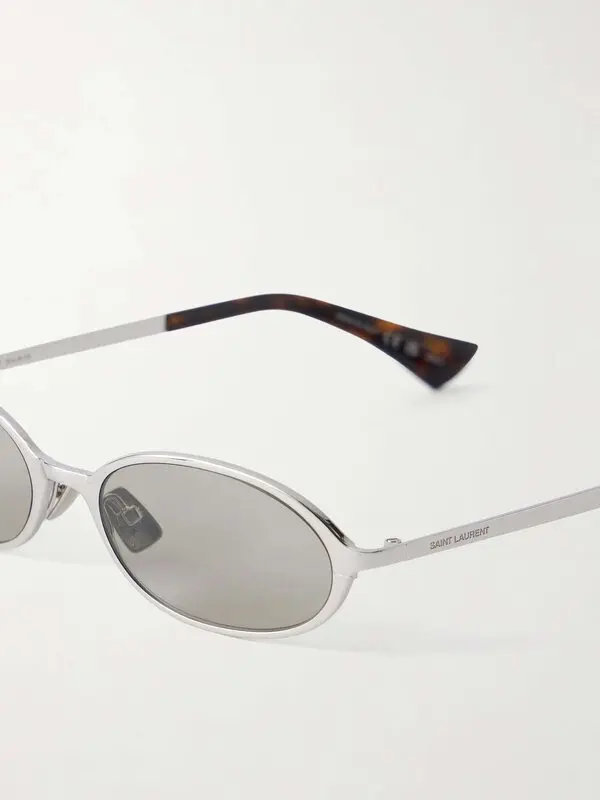 Saint Laurent Sl 935 Round-frame -tone Sunglasses