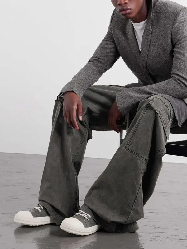 Rick Owens Ramones Denim Sneakers
