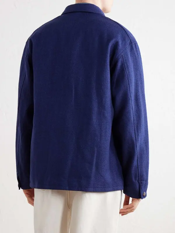 Visvim Baker Textured Wool And Linen-blend Jacket