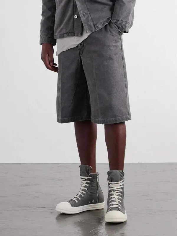 Rick Owens Ramones Denim Sneakers