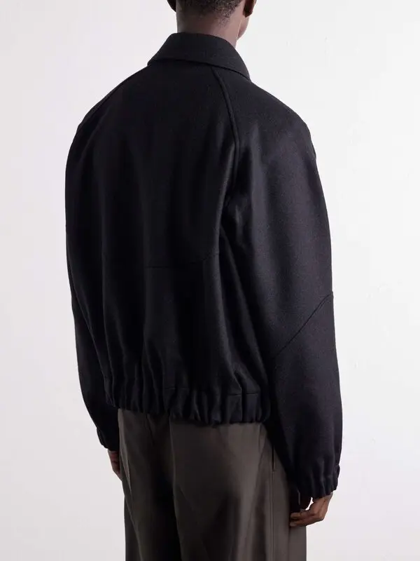 SAGE NATION Jiji Paneled Melton Wool Jacket