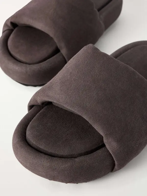 Rick Owens Chancla Padded Denim Sandals