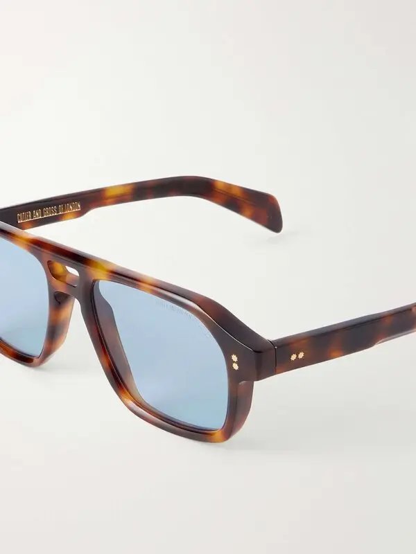 CUTLER AND GROSS Gr15 Aviator-style Acetate Sunglasses