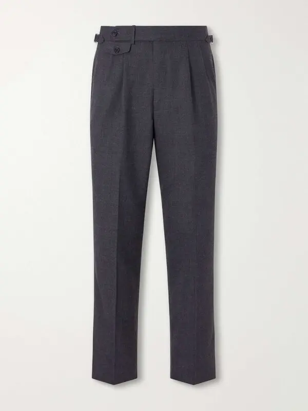 Dunhill Straight-leg Wool And Cashmere-blend Suit Trousers