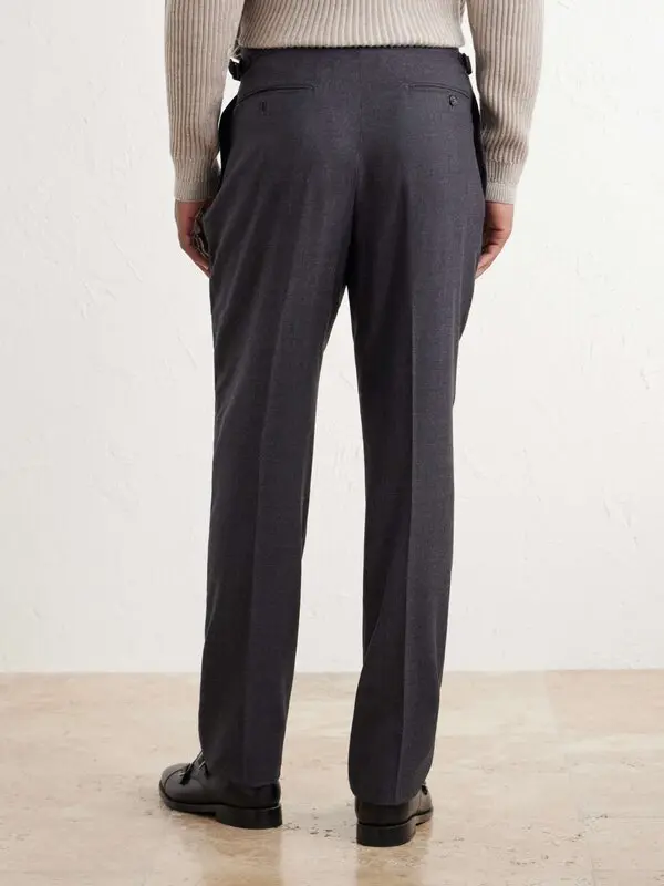 Dunhill Straight-leg Wool And Cashmere-blend Suit Trousers