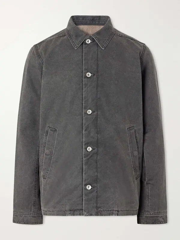 Rick Owens Brad Cotton-canvas Overshirt