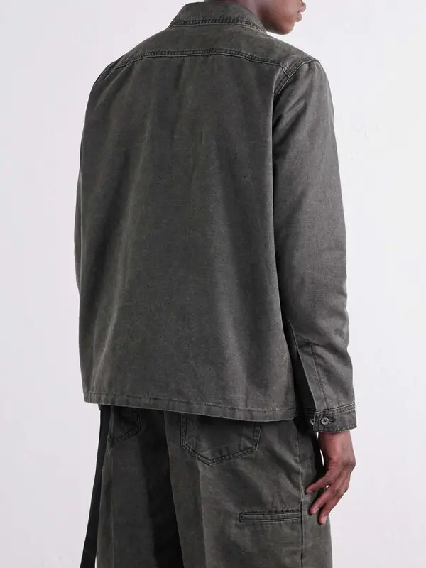 Rick Owens Brad Cotton-canvas Overshirt