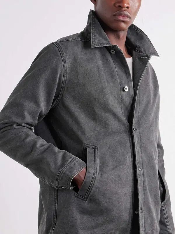 Rick Owens Brad Cotton-canvas Overshirt