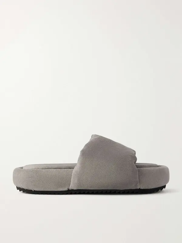 Rick Owens Chancla Padded Denim Sandals