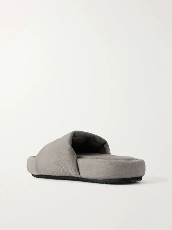 Rick Owens Chancla Padded Denim Sandals