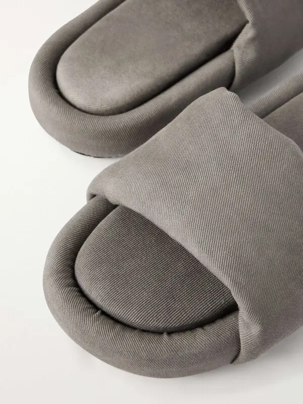Rick Owens Chancla Padded Denim Sandals