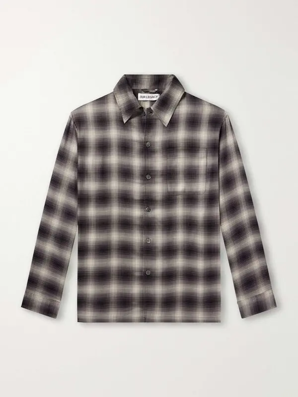 Our Legacy Every Checked Tencel® Twill Shirt