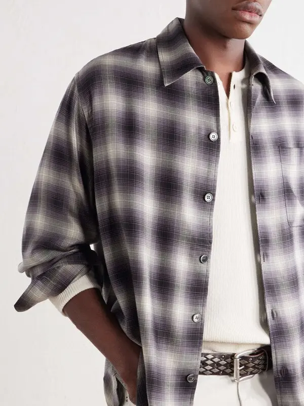 Our Legacy Every Checked Tencel® Twill Shirt
