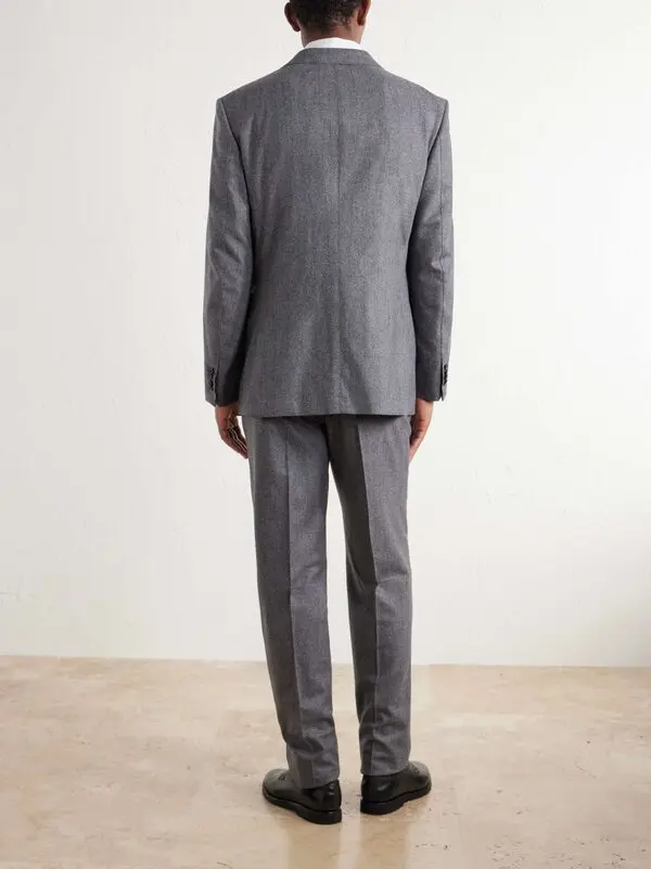 Dunhill Herringbone Wool And Cashmere-blend Suit Jacket