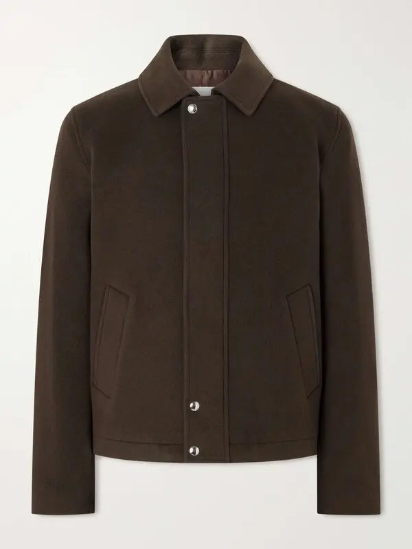 Mr P. Wool-felt Blouson Jacket