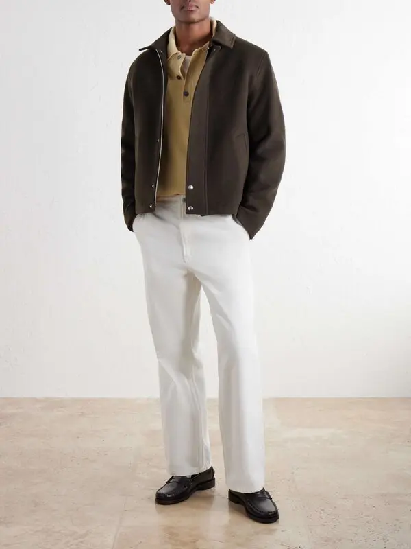 Mr P. Wool-felt Blouson Jacket