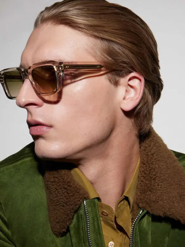 CUTLER AND GROSS 1432 Square-frame Acetate Sunglasses
