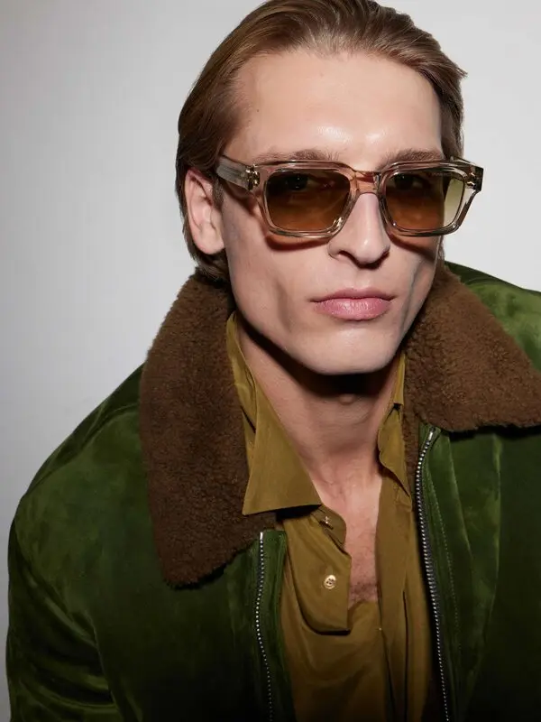 CUTLER AND GROSS 1432 Square-frame Acetate Sunglasses