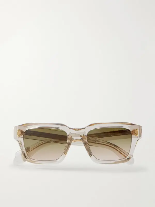 CUTLER AND GROSS 1432 Square-frame Acetate Sunglasses - Neutrals