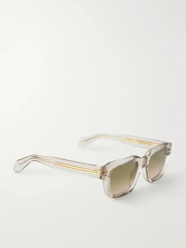 CUTLER AND GROSS 1432 Square-frame Acetate Sunglasses - Neutrals
