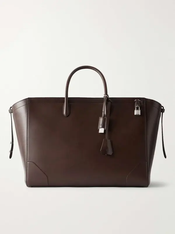 Dunhill Century 45 Leather Weekend Bag - Brown