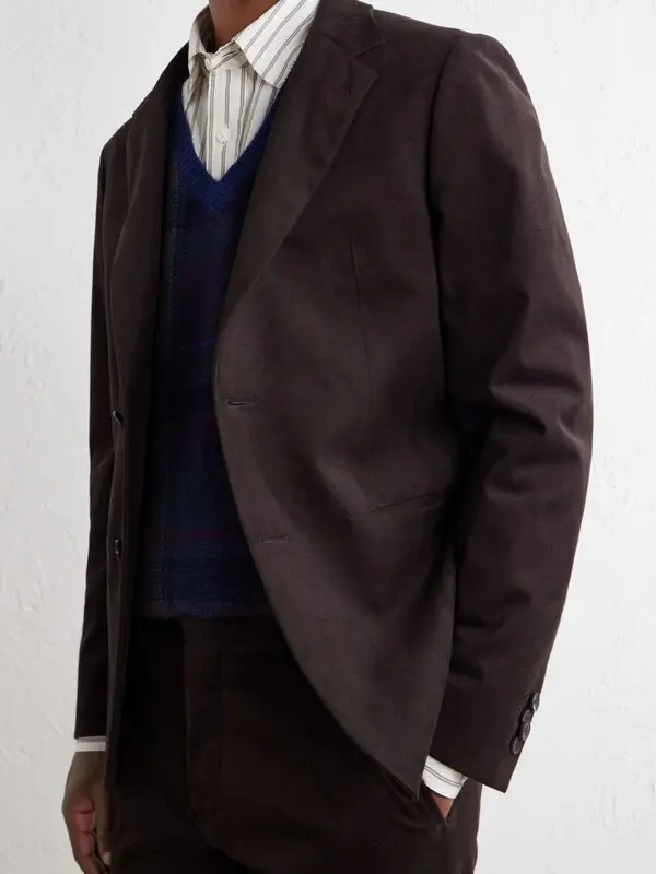 Mr P. Cotton-blend Twill Suit Jacket