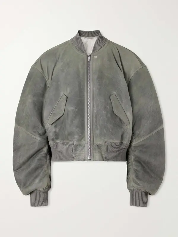 Rick Owens Secchia Shearling Bomber Jacket