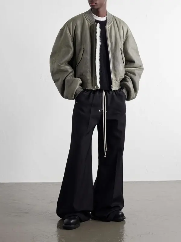 Rick Owens Secchia Shearling Bomber Jacket