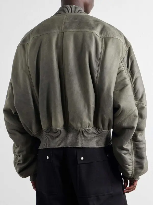 Rick Owens Secchia Shearling Bomber Jacket