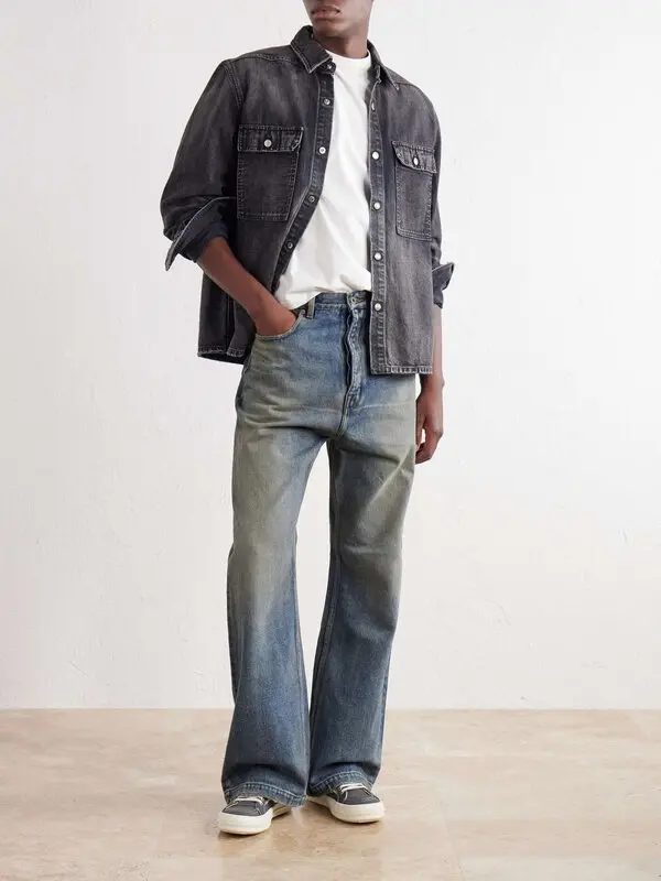 Rick Owens Strobe Wide-leg Jeans