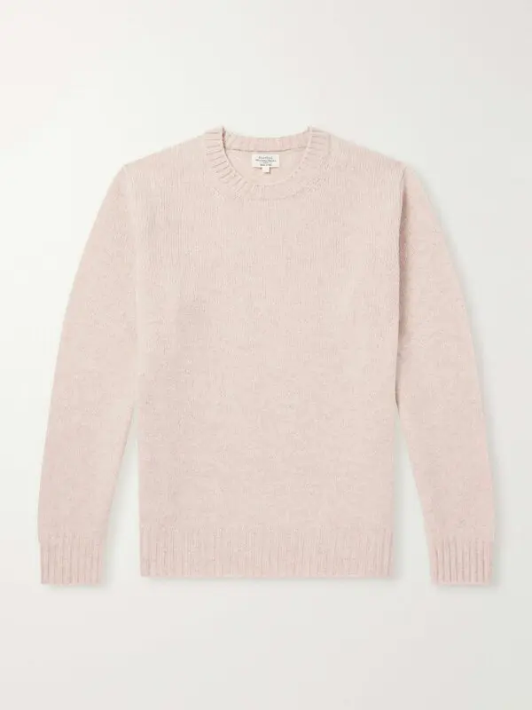 Hartford Shetland Wool Crewneck Sweater