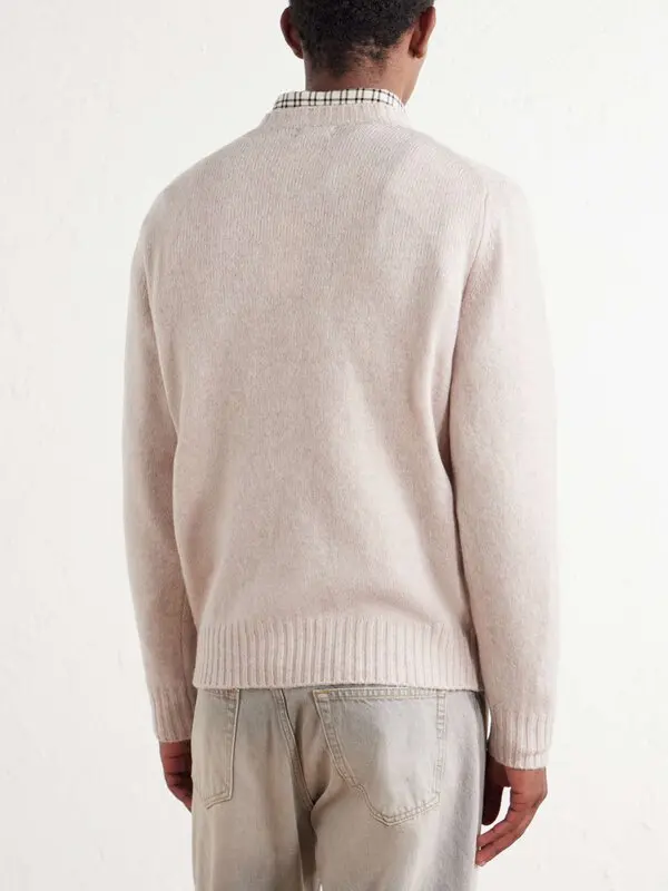 Hartford Shetland Wool Crewneck Sweater