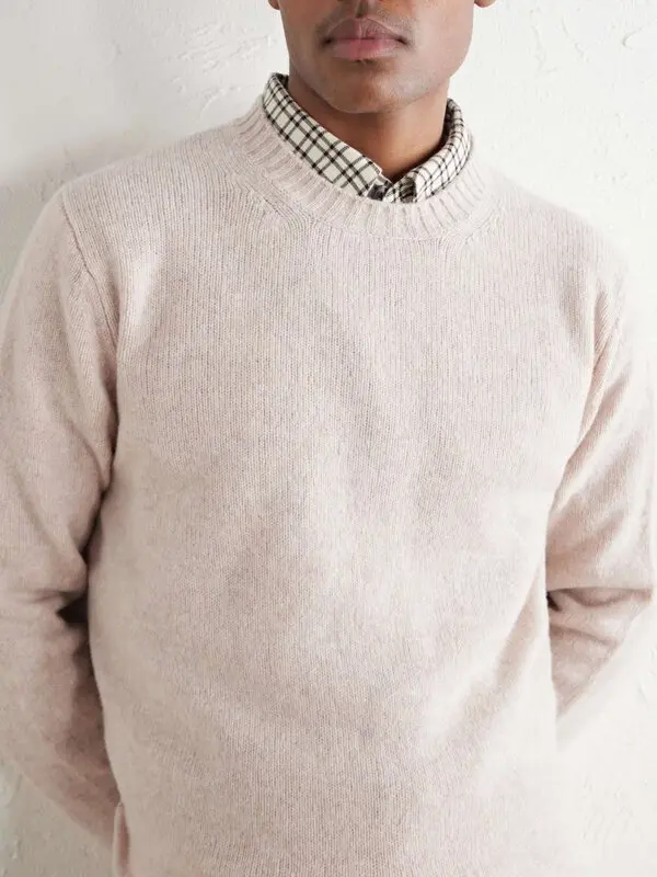 Hartford Shetland Wool Crewneck Sweater