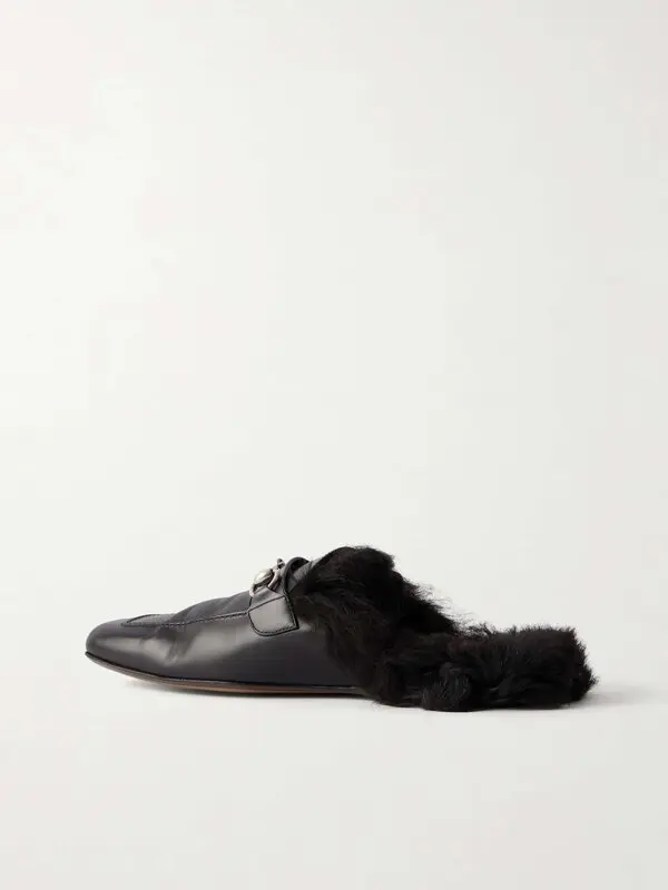 Gucci Larindo Horsebit-embellished Leather Loafers