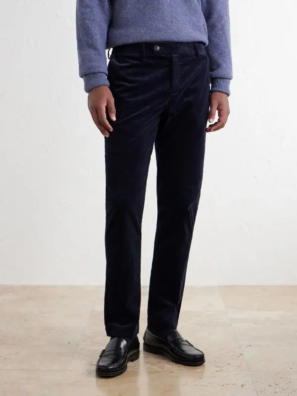 Sunspel Straight-leg Cotton-corduroy Suit Trousers