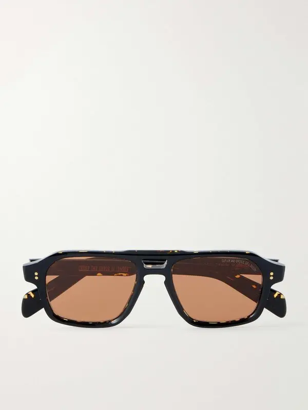 CUTLER AND GROSS Gr15 Aviator-style Acetate Sunglasses