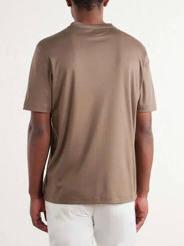 Canali Cotton-jersey T-shirt