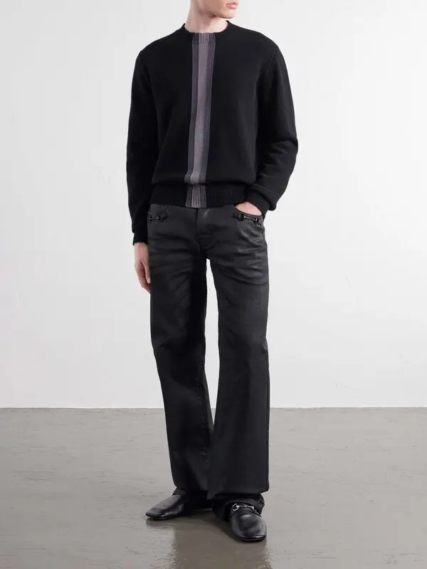 Gucci Web-intarsia Wool Sweater