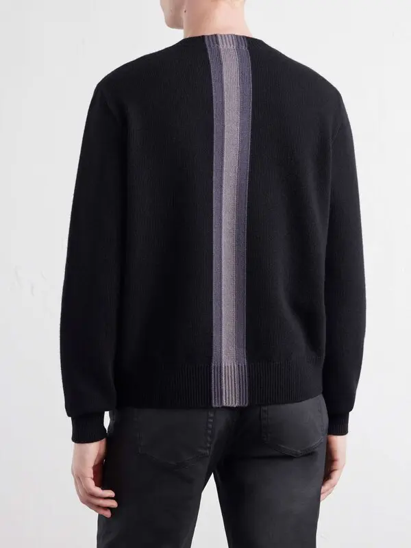 Gucci Web-intarsia Wool Sweater