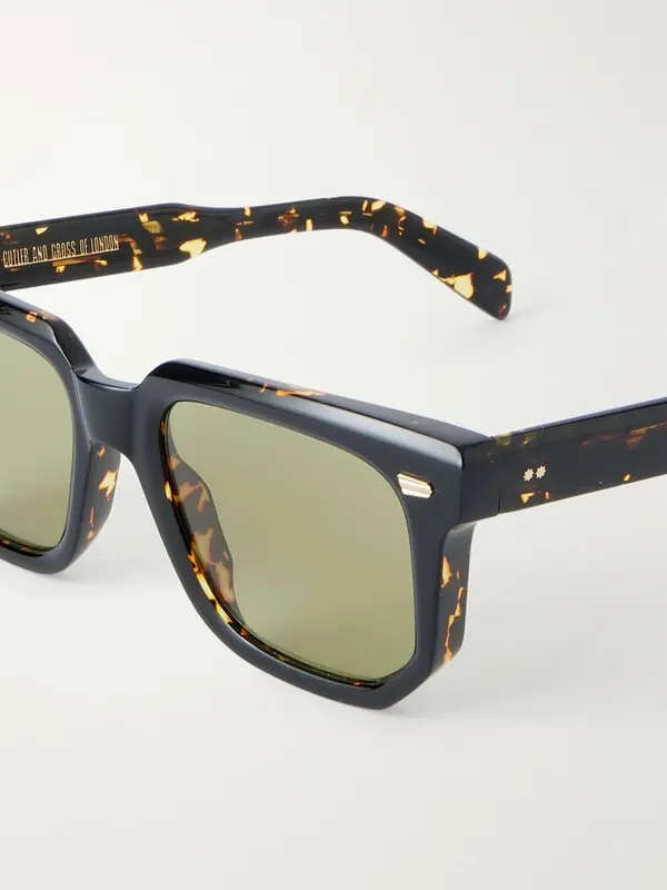 CUTLER AND GROSS 1410 Square-frame Acetate Sunglasses