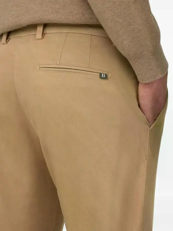 Boggi Milano Trousers In Stretch Cotton