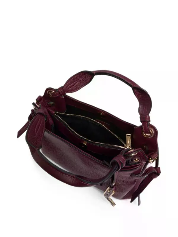 LANCEL Swann Grained Leather Tote Bag