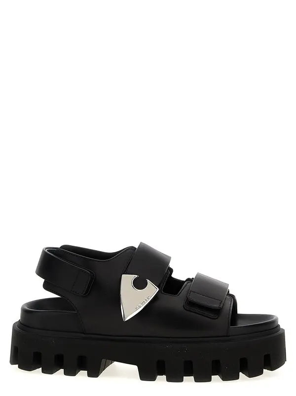 Alexander McQueen Parachute' Sandals - Black