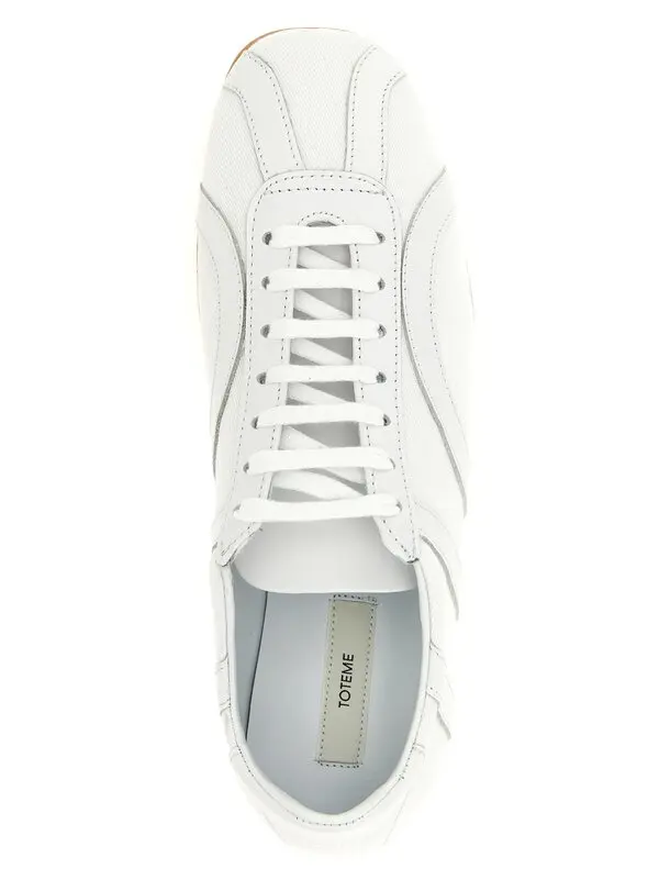 TOTEME Canvas Sneakers - White