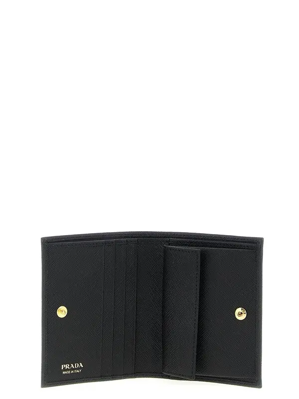 Prada Logo Leather Wallet