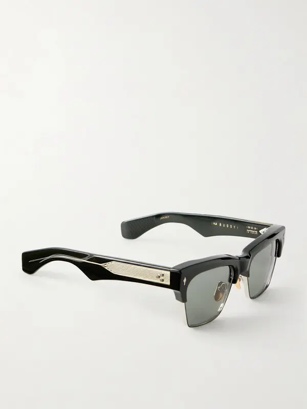 JACQUES MARIE MAGE Bugsy D-frame Acetate Sunglasses