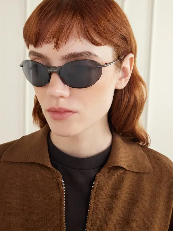 DISTRICT VISION Mami Vantage Rimless D-frame Titanium Sunglasses