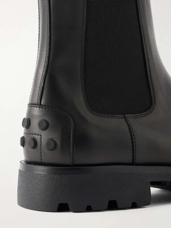 TOD'S Gomma Leather Chelsea Boots