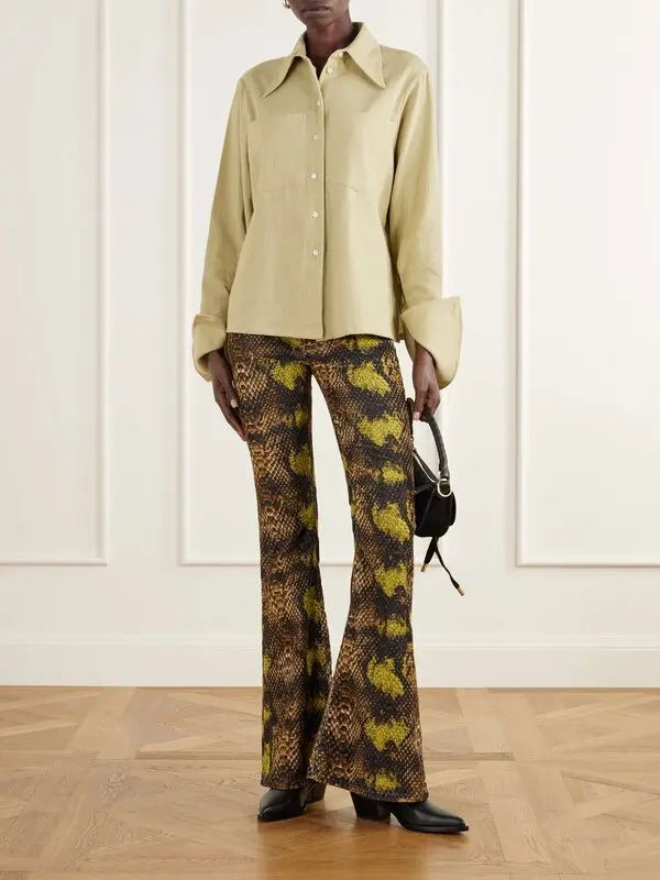 Alix Of Bohemia Delta Textured Cotton Shirt