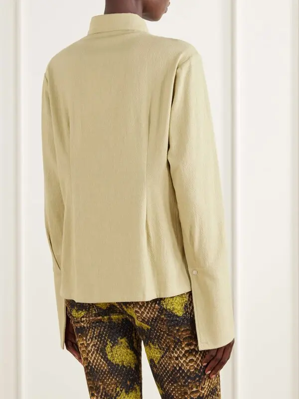 Alix Of Bohemia Delta Textured Cotton Shirt